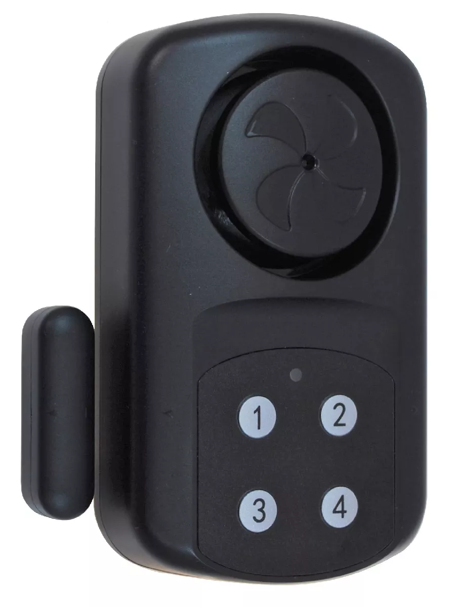 Carillon de porte / portail autonome sur piles étanche IP67 avec sirène ...